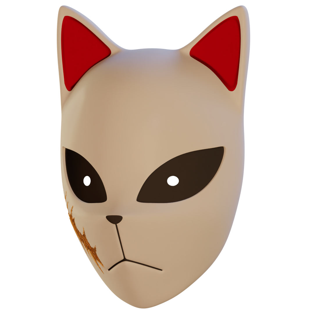 Demon Slayer Sabito Mask - 3D Print Model – Wireframe