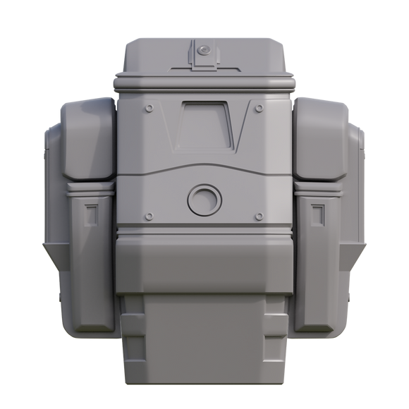 Halo 3 ODST "We Are ODST" Backpack 3D File Kit – Wireframe