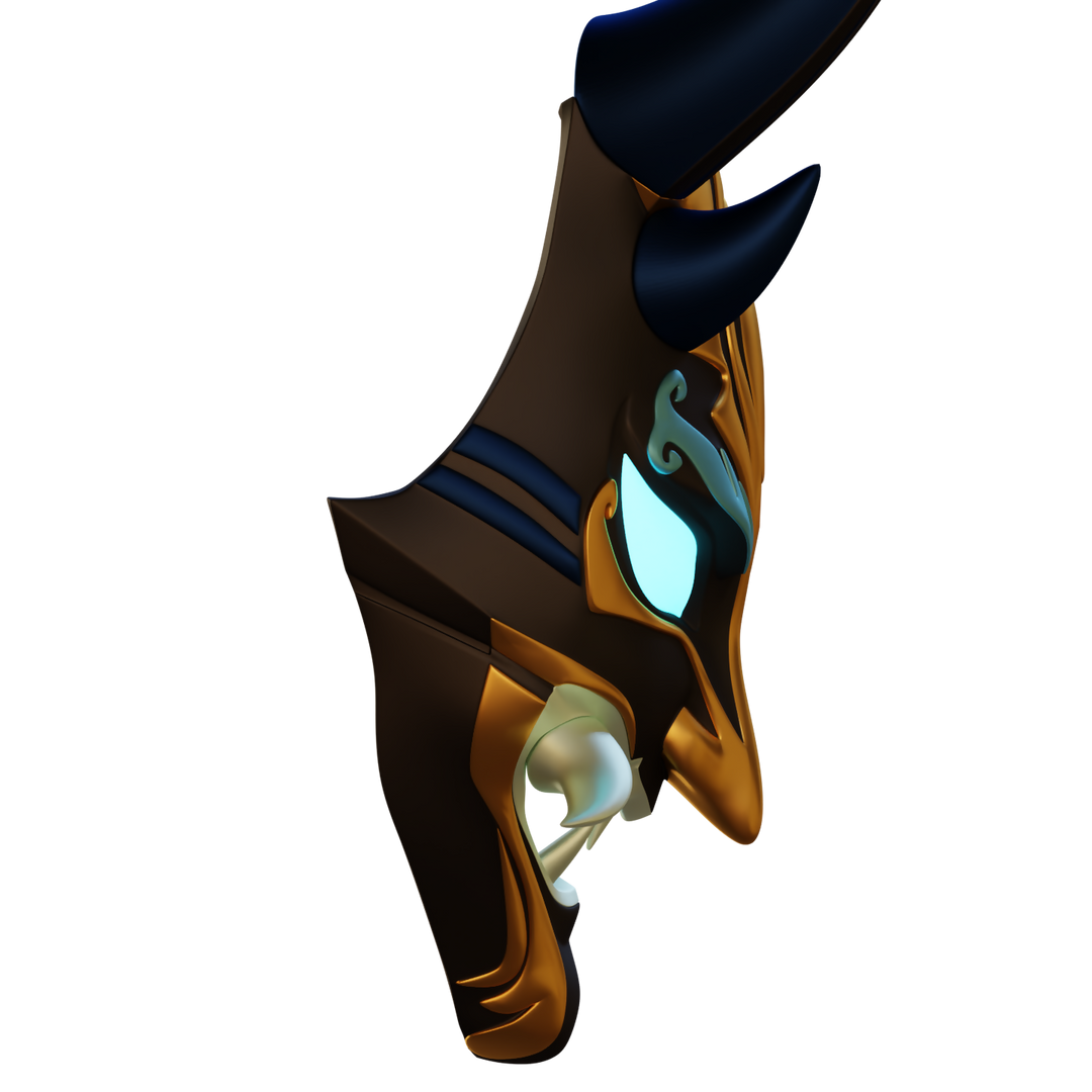 Genshin Impact Xiao Mask - 3D Print Model – Wireframe