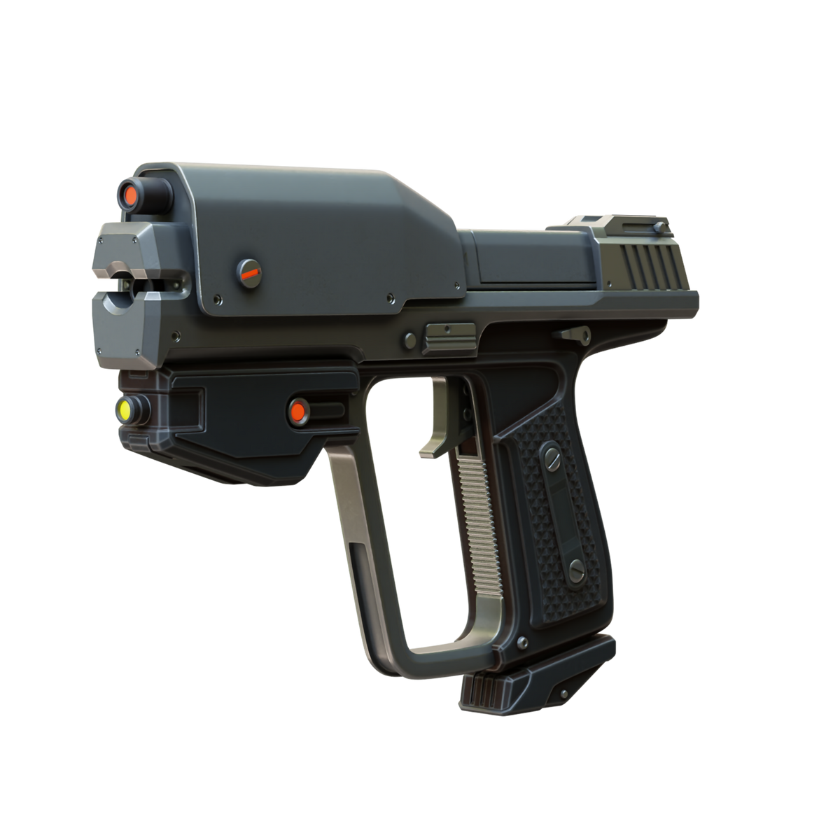 Halo Reach Magnum 3D Print Files – Wireframe
