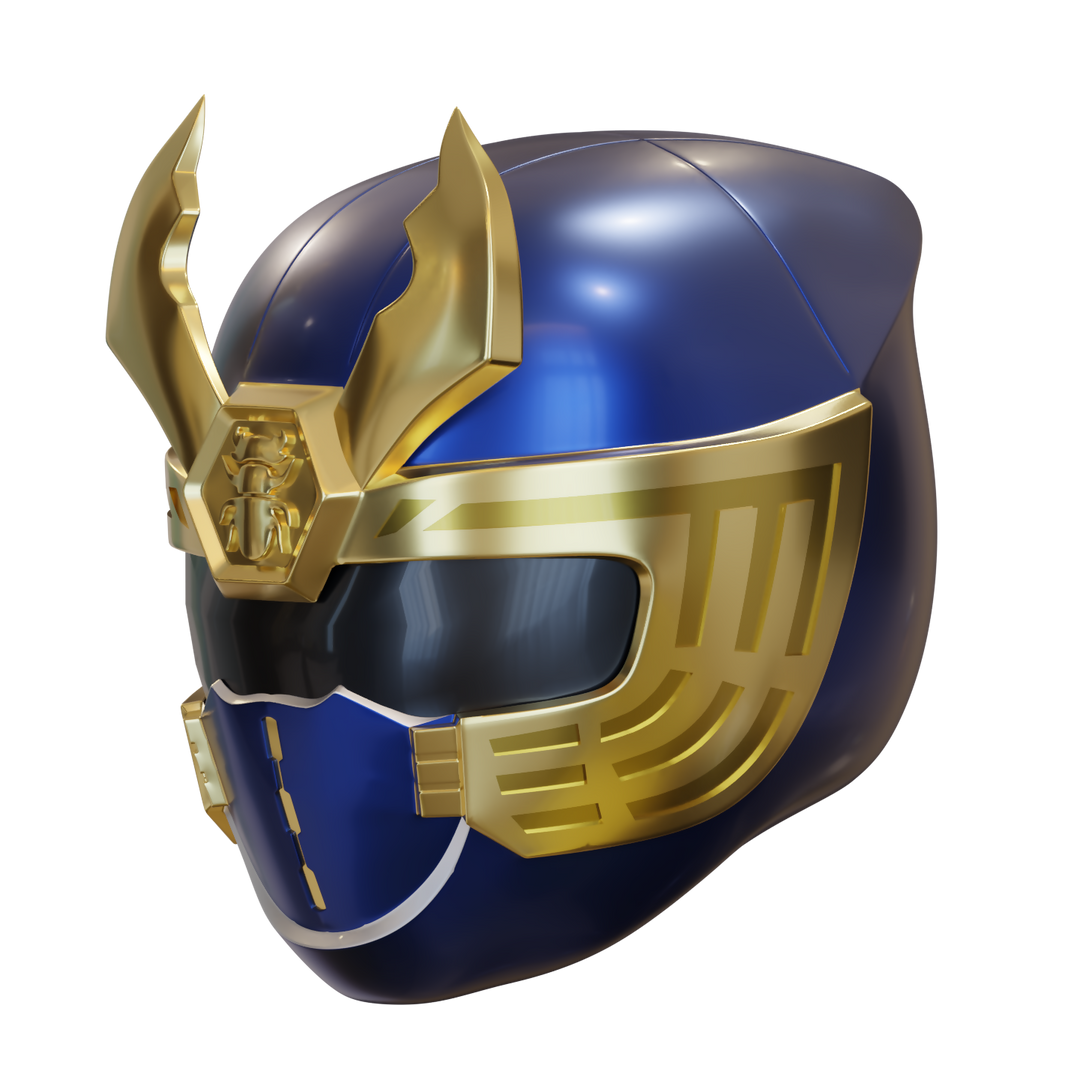 Navy Thunder Ranger Helmet - 3D Print Model – Wireframe
