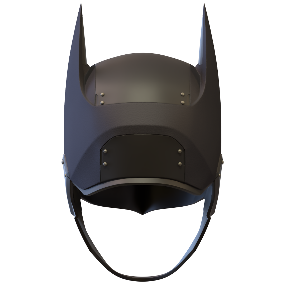 Ben Affleck Concept Batman Cowl - 3D Print Model – Wireframe