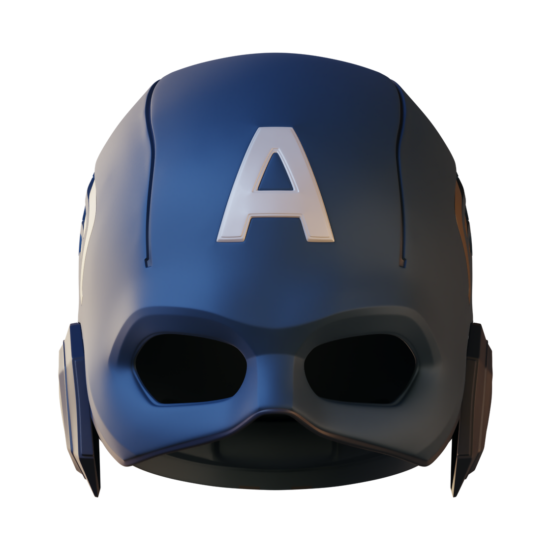 2012 Captain America Helmet - 3D Print Model – Wireframe
