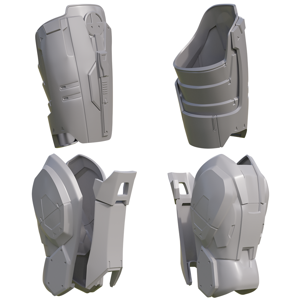 Halo Reach: MKVb Armor 3D Print Files – Wireframe