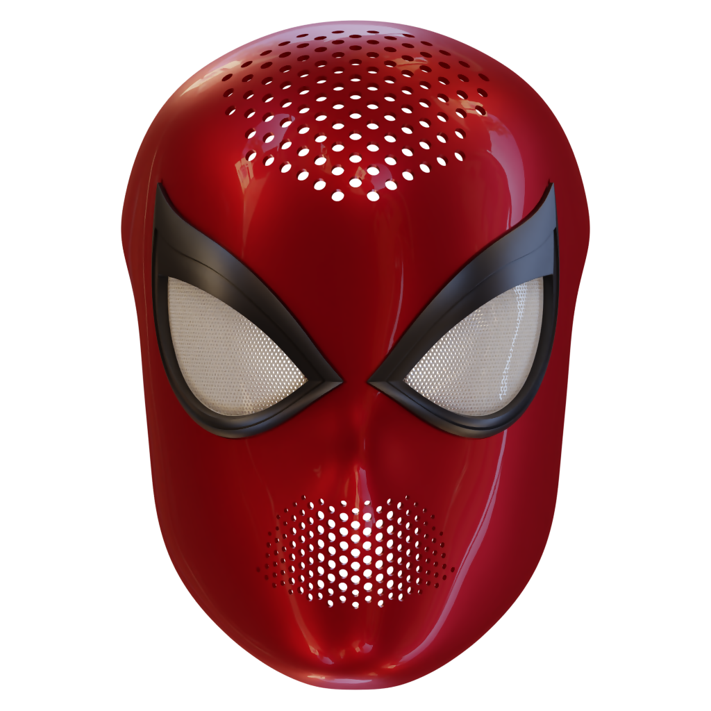 PS4 Faceshell 3D Model – Wireframe