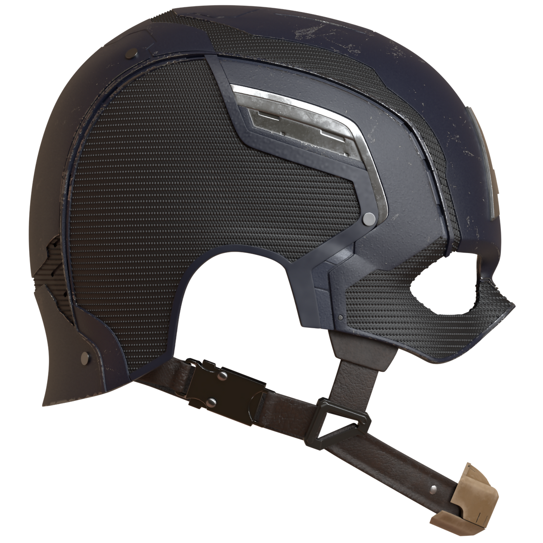 Captain America Helmet - 3D Print Model – Wireframe