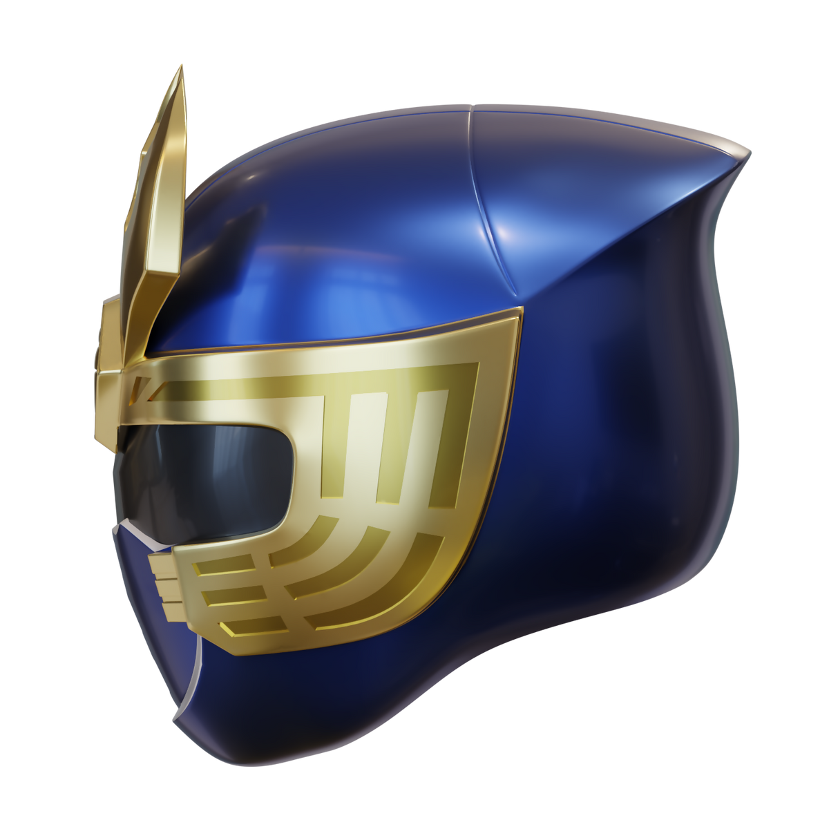 Navy Thunder Ranger Helmet - 3D Print Model – Wireframe