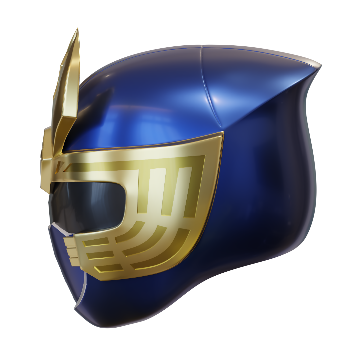 Navy Thunder Ranger Helmet - 3D Print Model – Wireframe