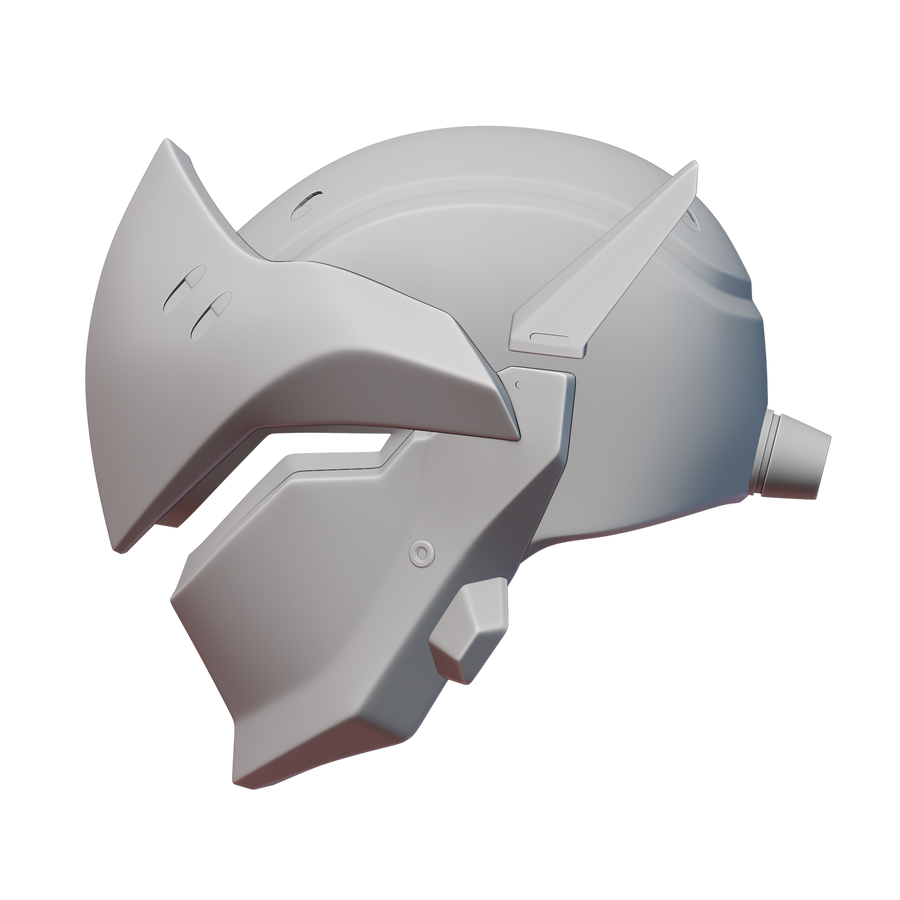 Overwatch Genji Helmet - 3D Print Model – Wireframe