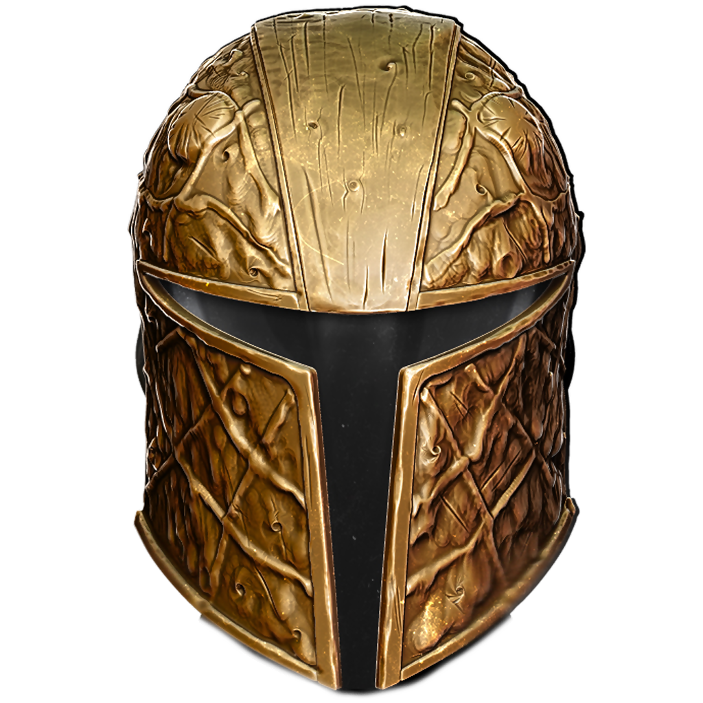 Mandalore the Ultimate Helmet - 3D Print Model – Wireframe