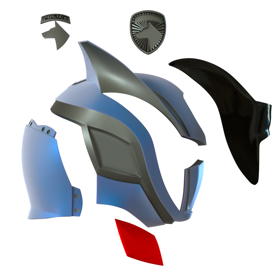 SPD Shadow Ranger Helmet - 3D Print Model – Wireframe