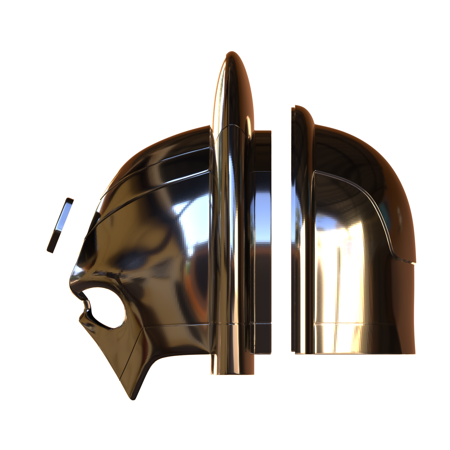 Peacemaker Screwdriver Helmet - 3D Print Model – Wireframe