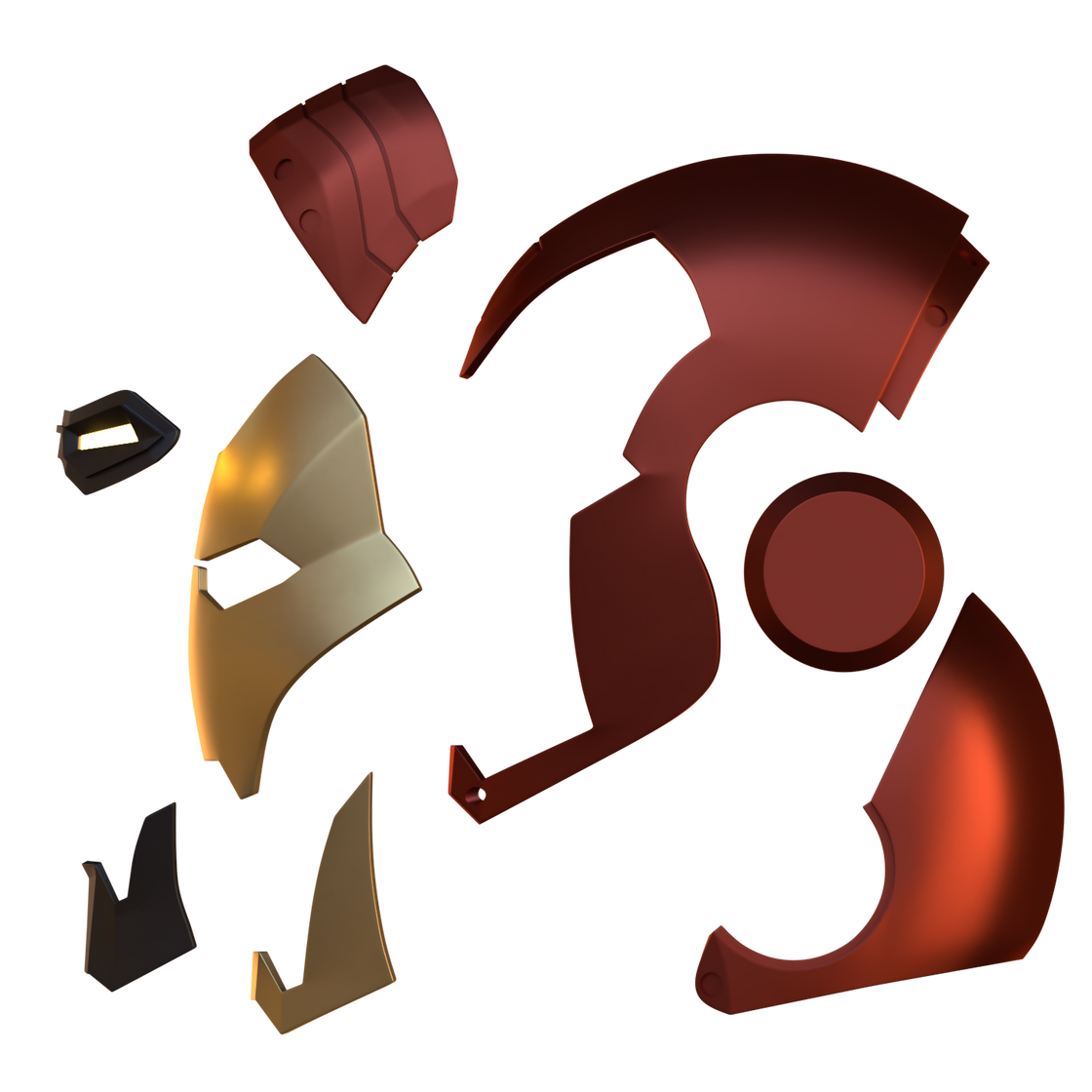 Iron Man Extremis - 3D Print Model – Wireframe