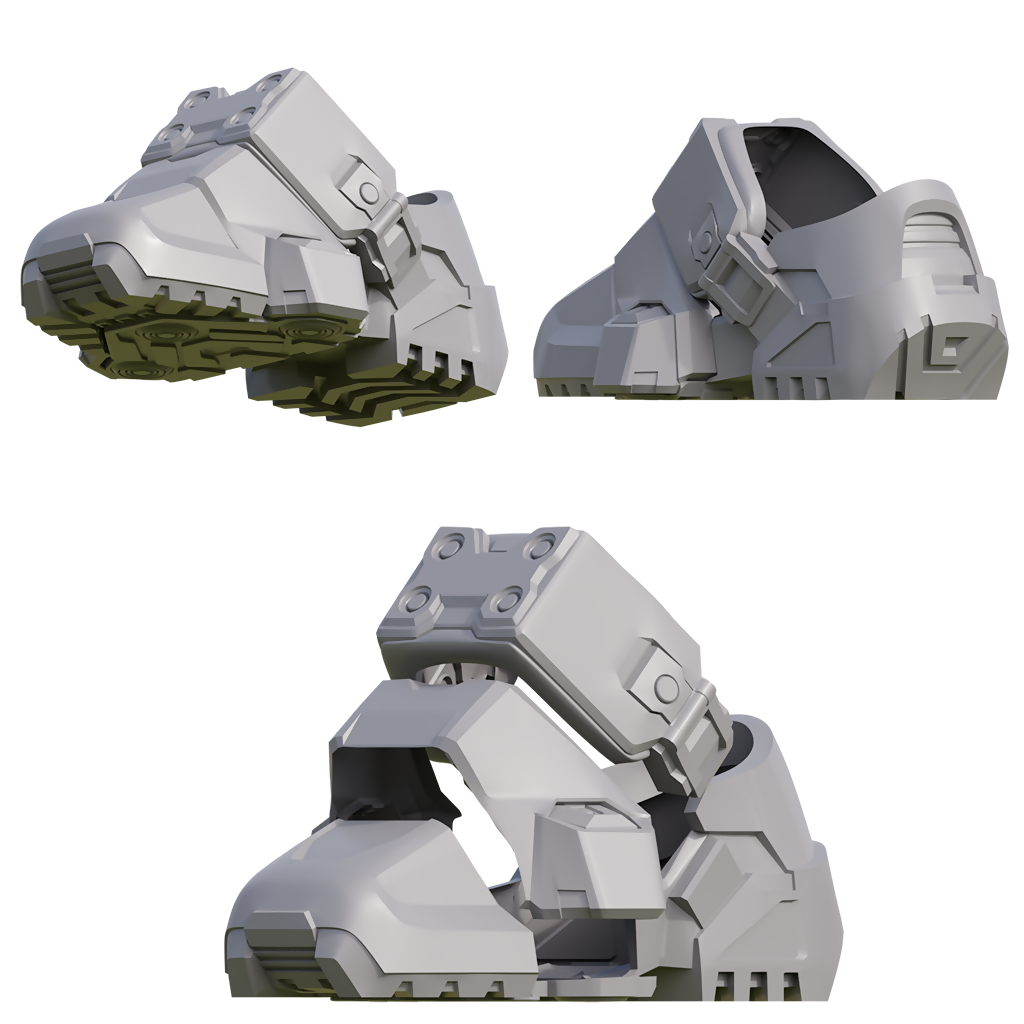 Halo Infinite Master Chief Base Armor 3D Print Files – Wireframe