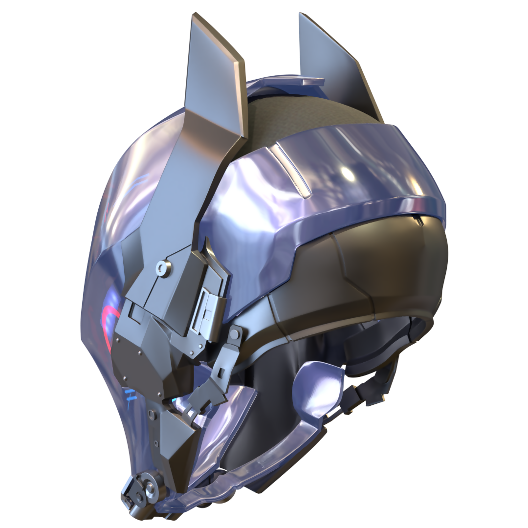 Arkham Knight Helmet - 3D Print Model – Wireframe