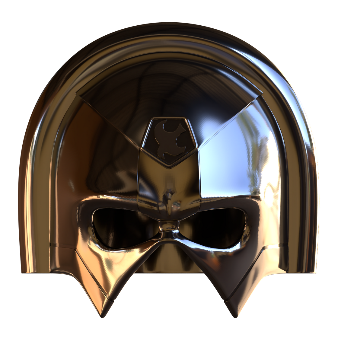 Peacemaker Helmet - 3D Print Model – Wireframe