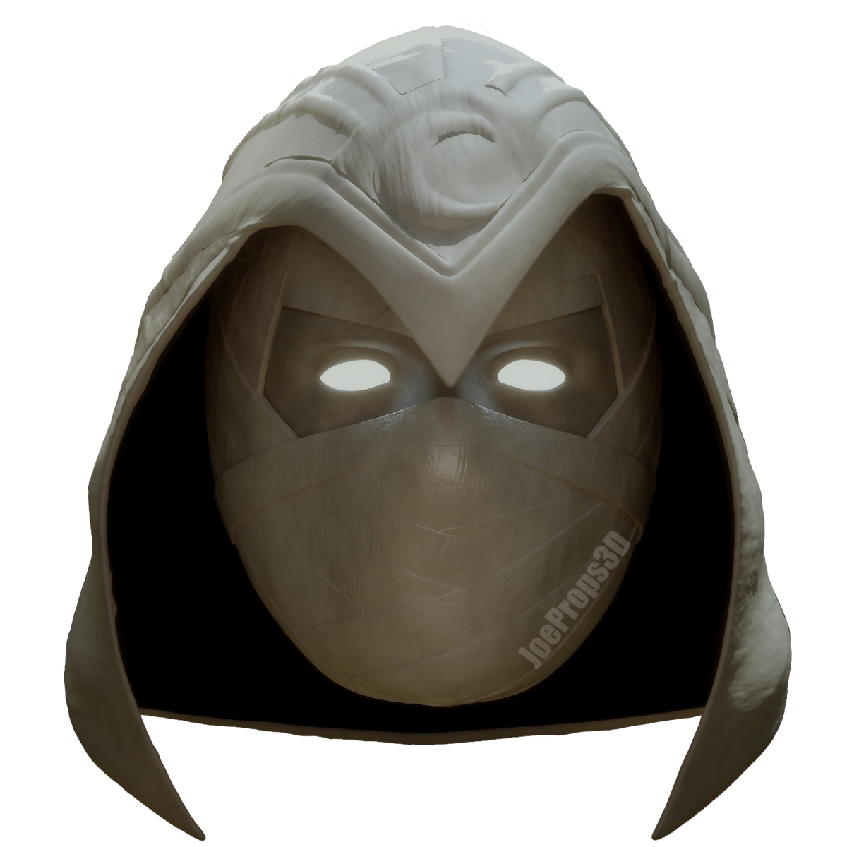 3D Printable Moon Knight Head STL File - JP3D – Wireframe