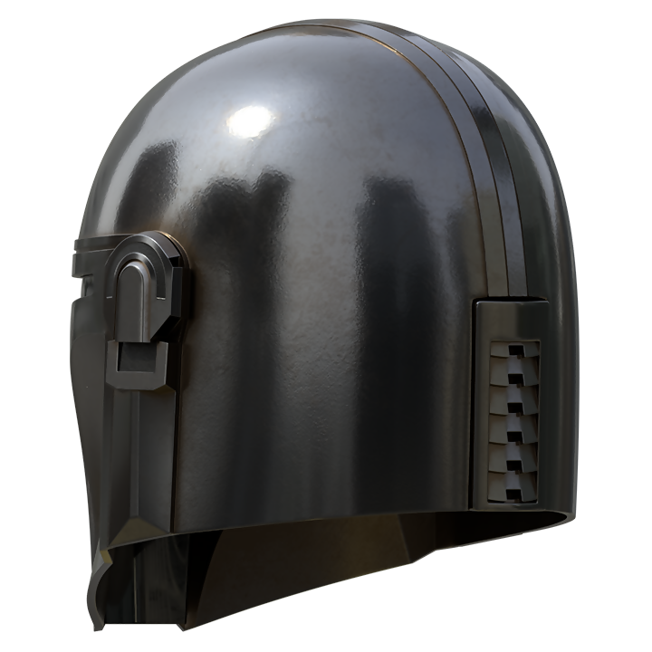 Din Djarin Mandalorian Helmet - 3D Print Model – Wireframe