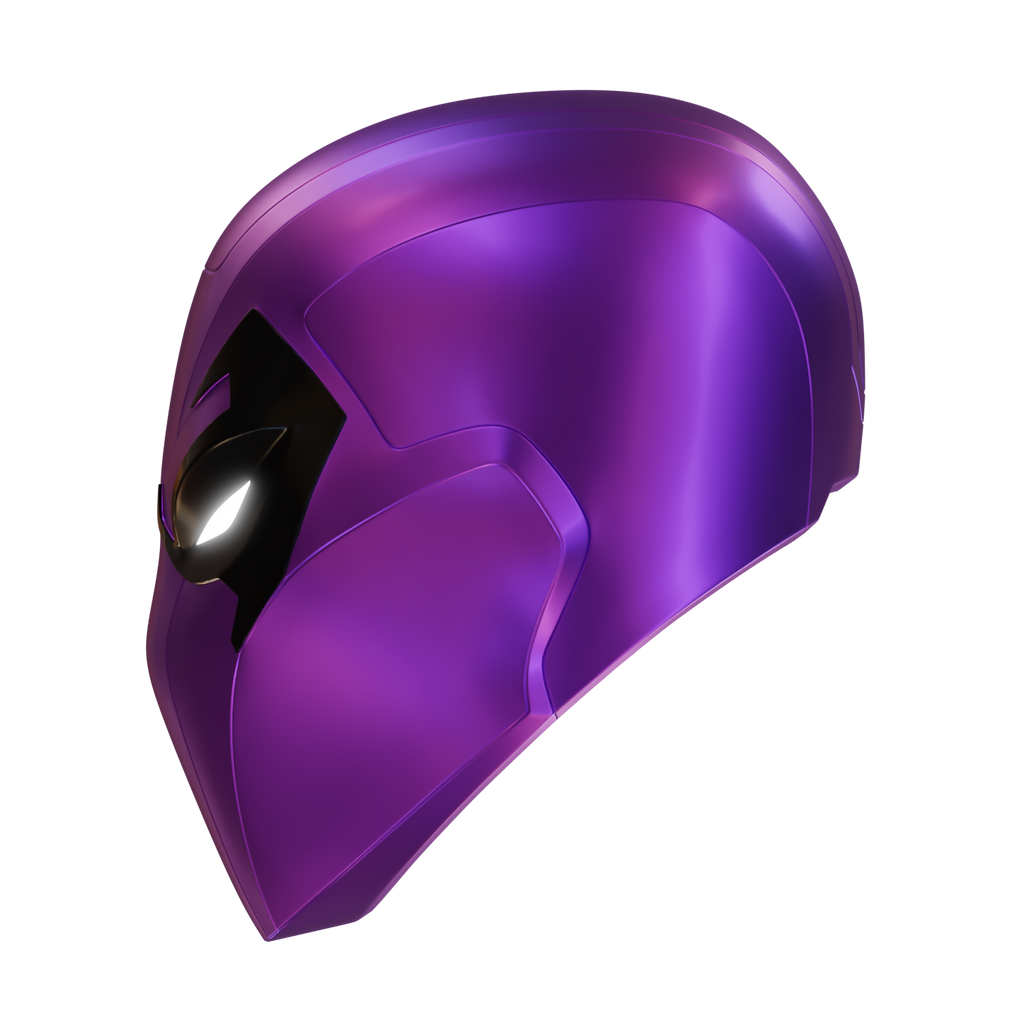 Prowler Helmet - 3D Print Model – Wireframe