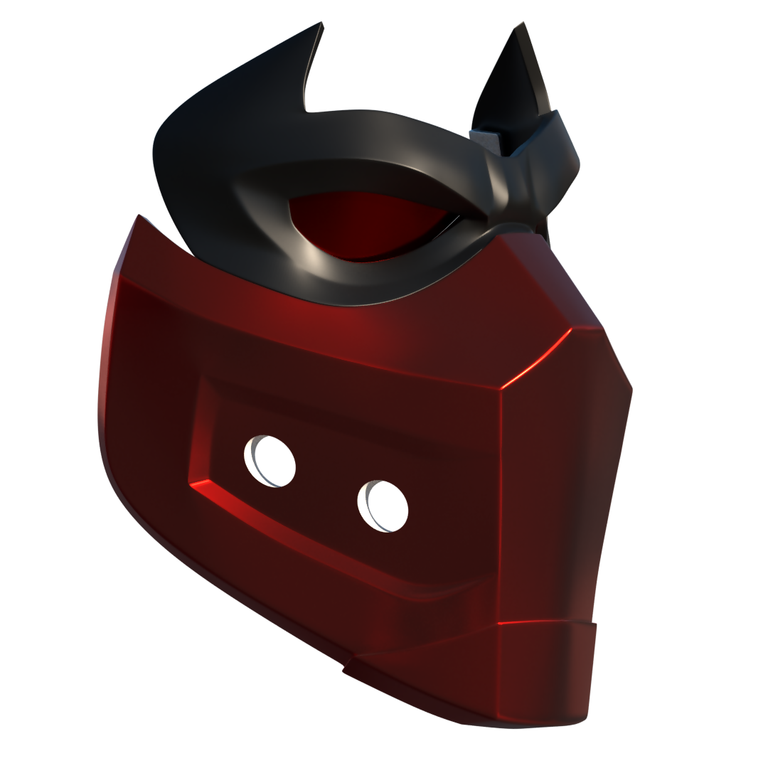 Red Hood/Outlaw Mask - 3D File – Wireframe