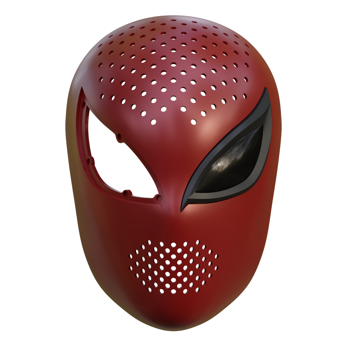 VEK3D Superior Spider-Man Faceshell File – Wireframe