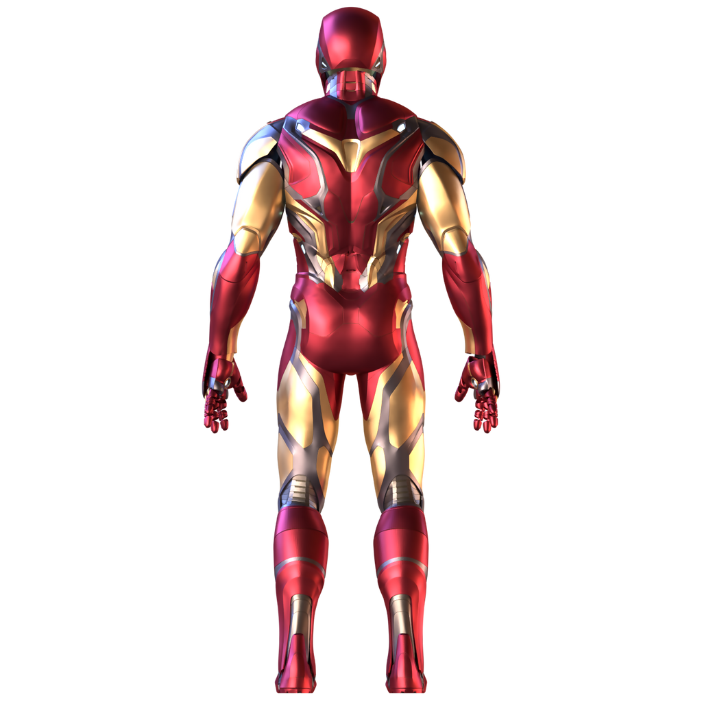 VEK3D Iron Man MK85 suit File – Wireframe