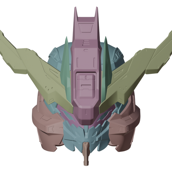 Gundam Vidar Helmet - 3D Print Model – Wireframe