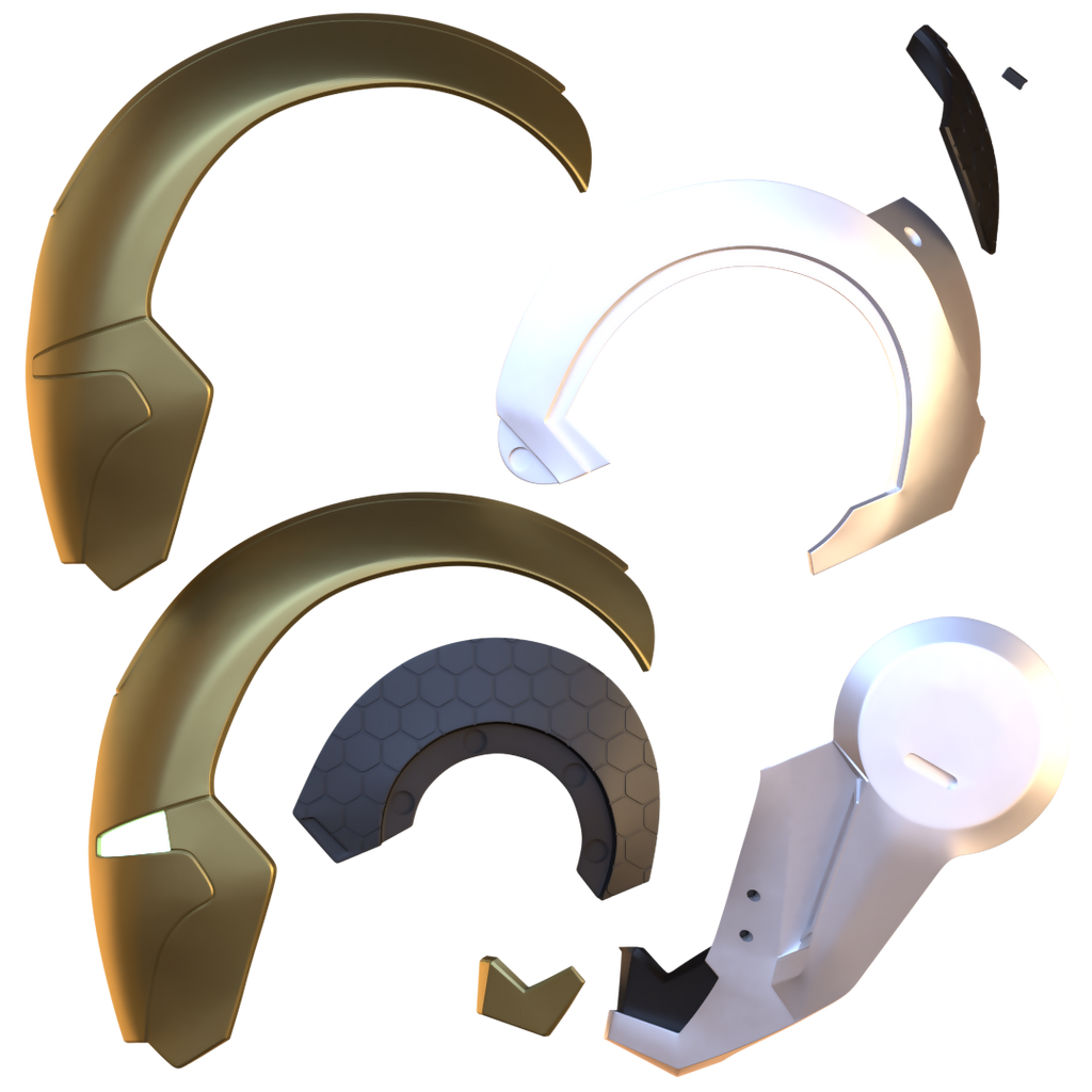 VEK3D Ironman Mark 39 Starboost Helmet File – Wireframe