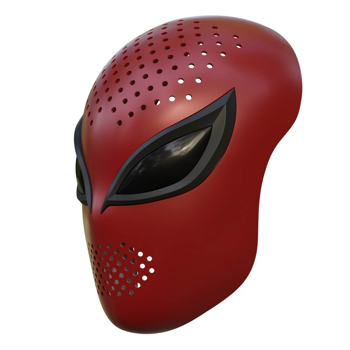 VEK3D Superior Spider-Man Faceshell File – Wireframe