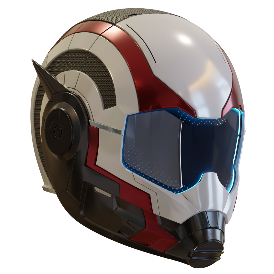 Ant Man Quantum Time Travel Helmet - 3D Print Model – Wireframe